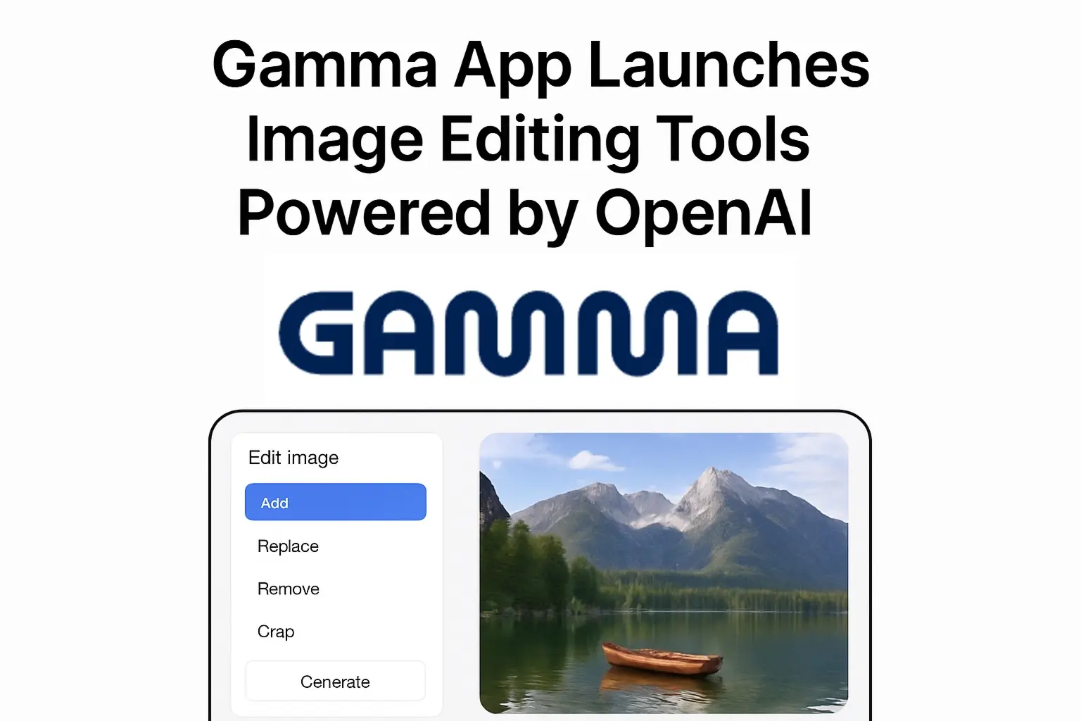 Gamma App Launches Image Editing Tools | Joshua Berkowitz